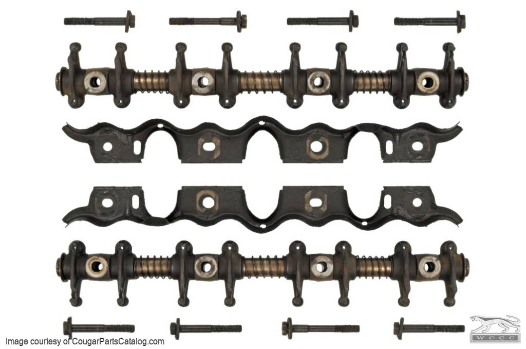 Drip Rails, Rocker Shafts, Shaft Stands - FE 390 Components - Used ...