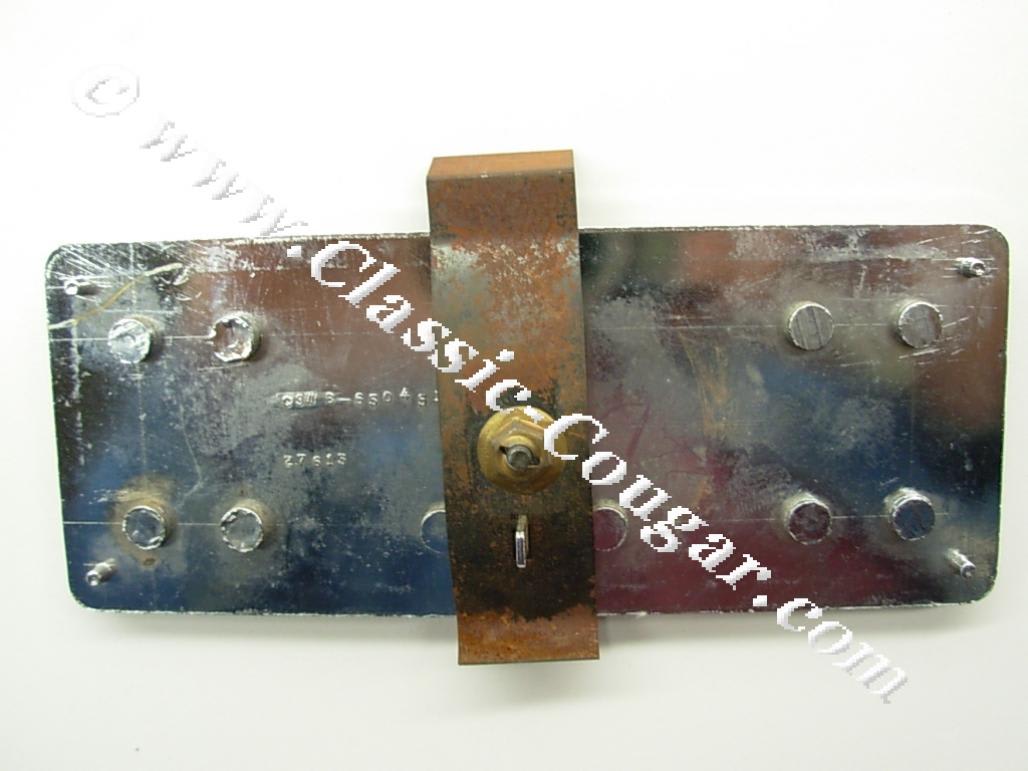 Block Off Plate - A/C - Dash - Used ~ 1969 - 1970 Mercury Cougar ( 1969 ...
